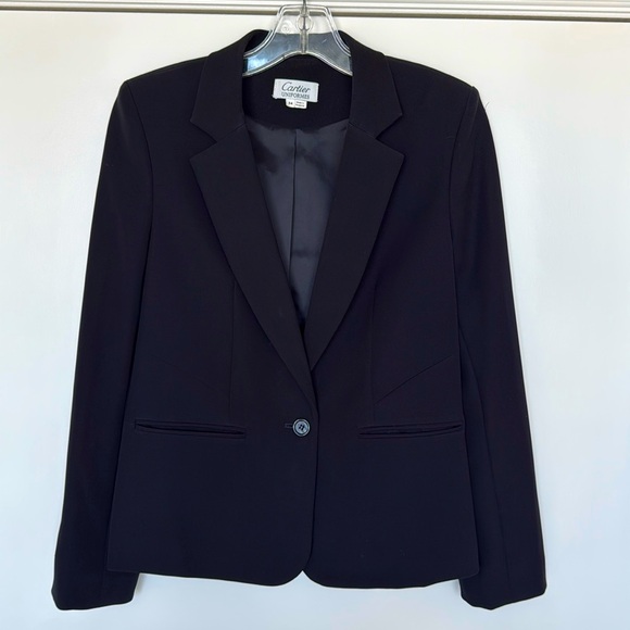 Cartier | Jackets & Coats | Cartier Uniforms Womens Fitted Blazer Size ...